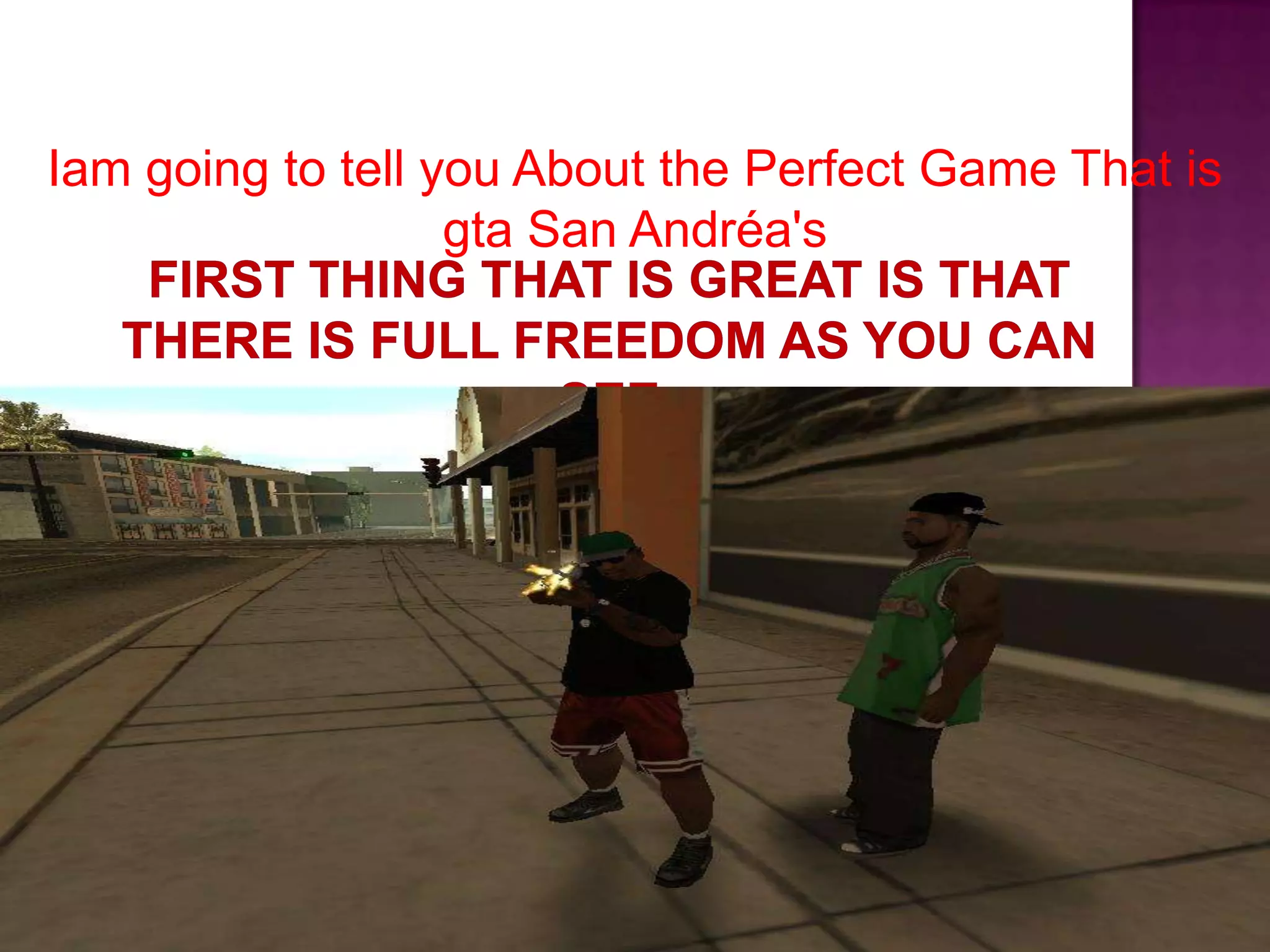 The gta presentation | PPTX