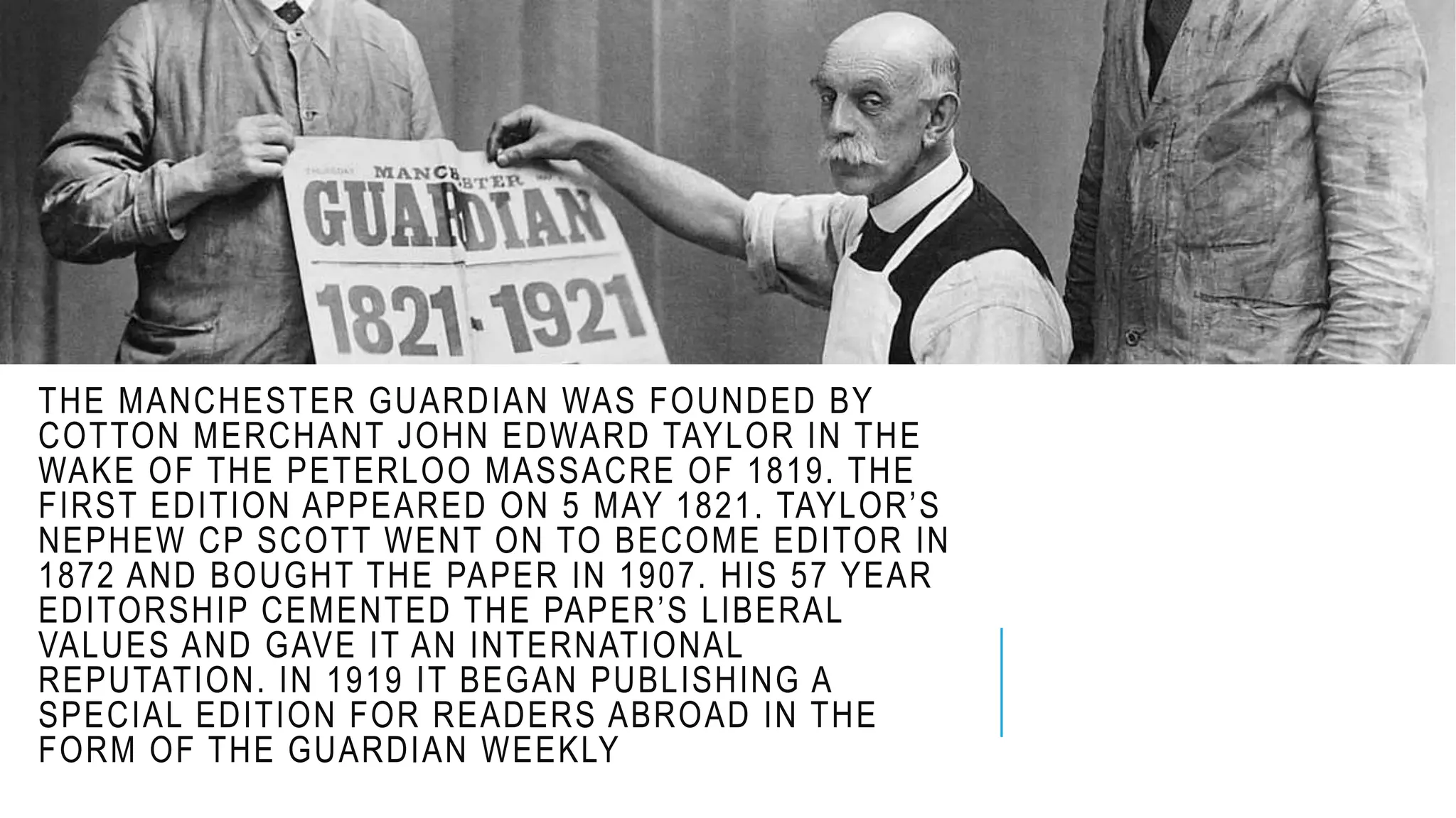 The Guardian History.. | PPTX