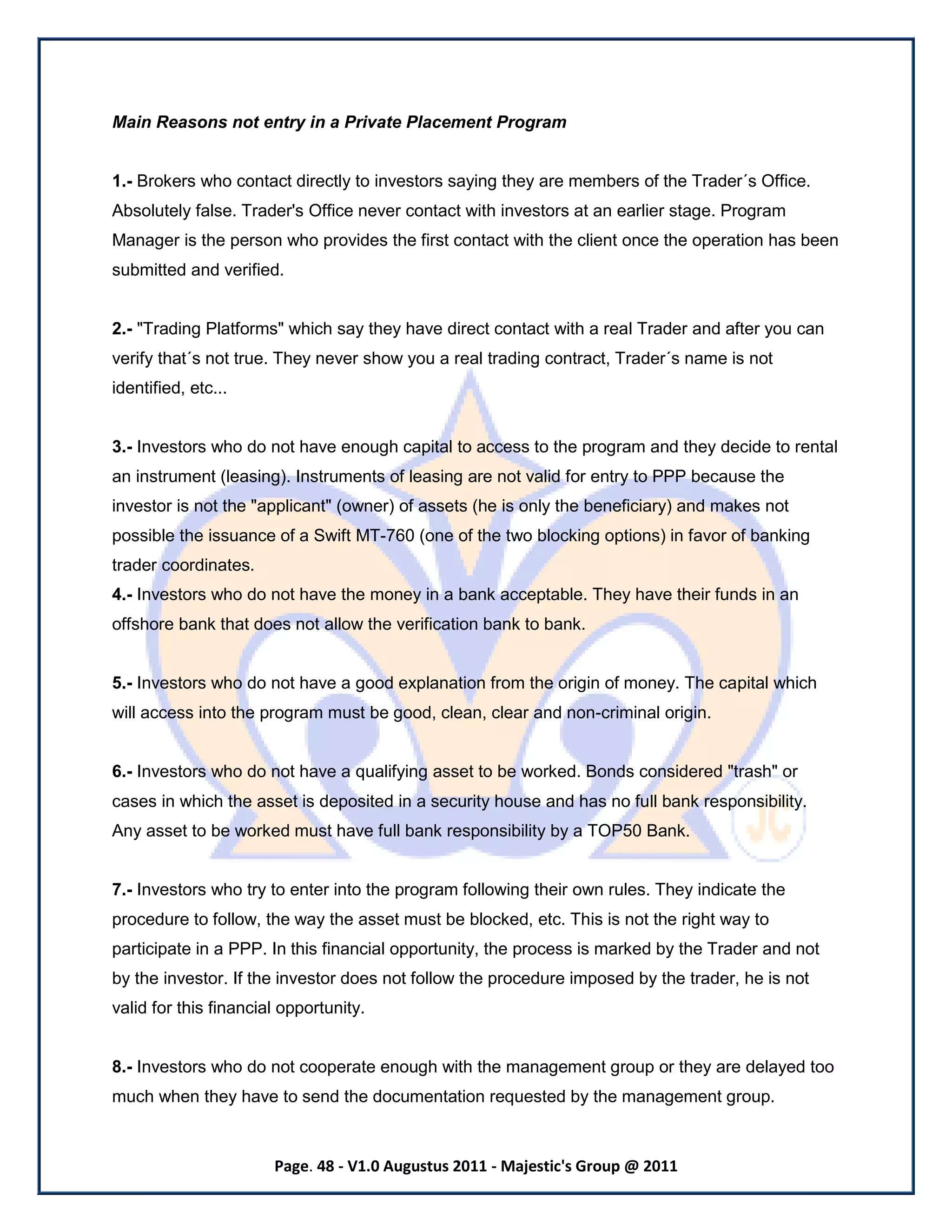 The guide about-private_placement_program-mgd | PDF