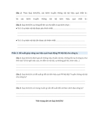 The guidebook of effective Internal PR | PDF