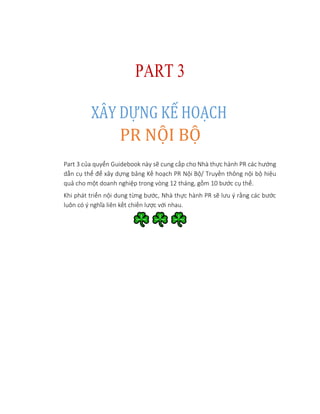 The guidebook of effective Internal PR | PDF