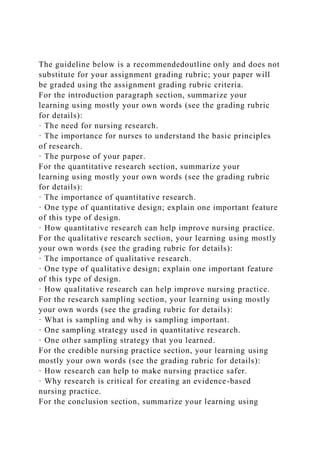 The guideline below is a recommendedoutline only and does not subs.docx