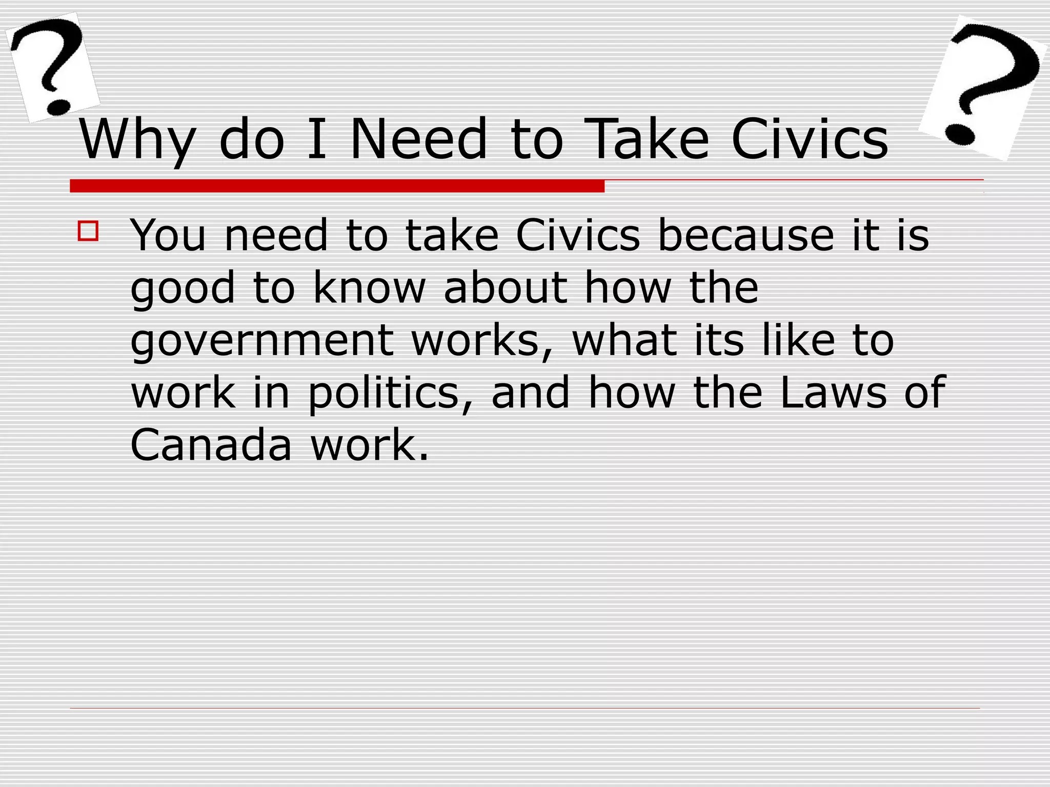 The guide to civics | PPT