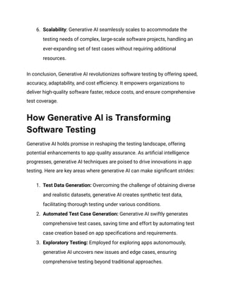 The Guide to Integrating Generative AI into Unified Continuous Testing ...