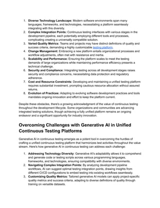 The Guide to Integrating Generative AI into Unified Continuous Testing ...