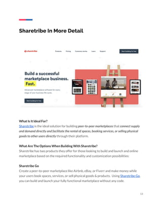 The Guide To No Code Marketplaces | PDF