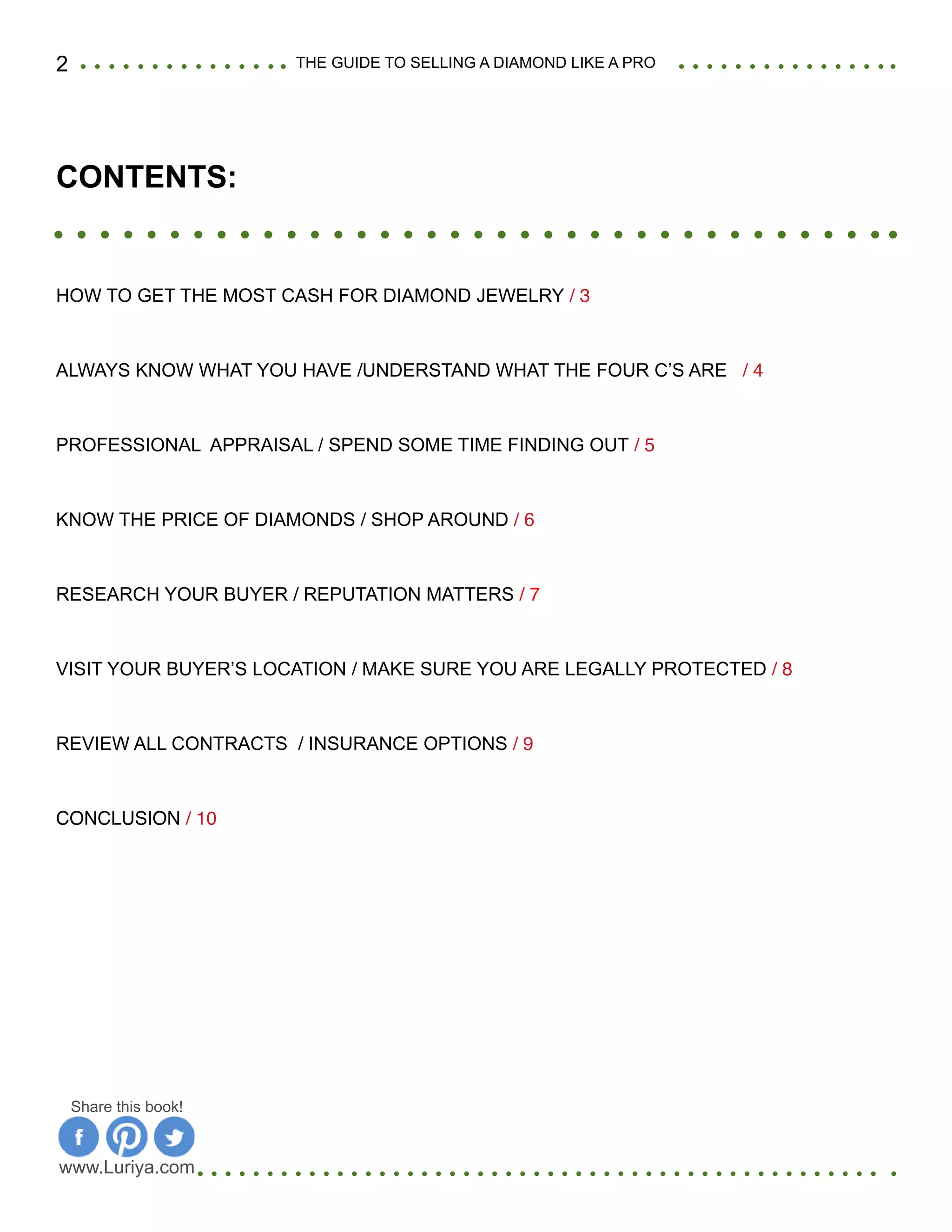 The guide to selling a diamond like a pro | PDF