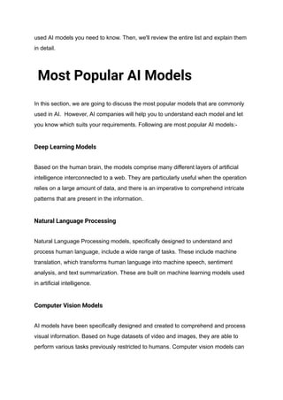 The Guide to Understanding and Using AI Models - 2024.pdf