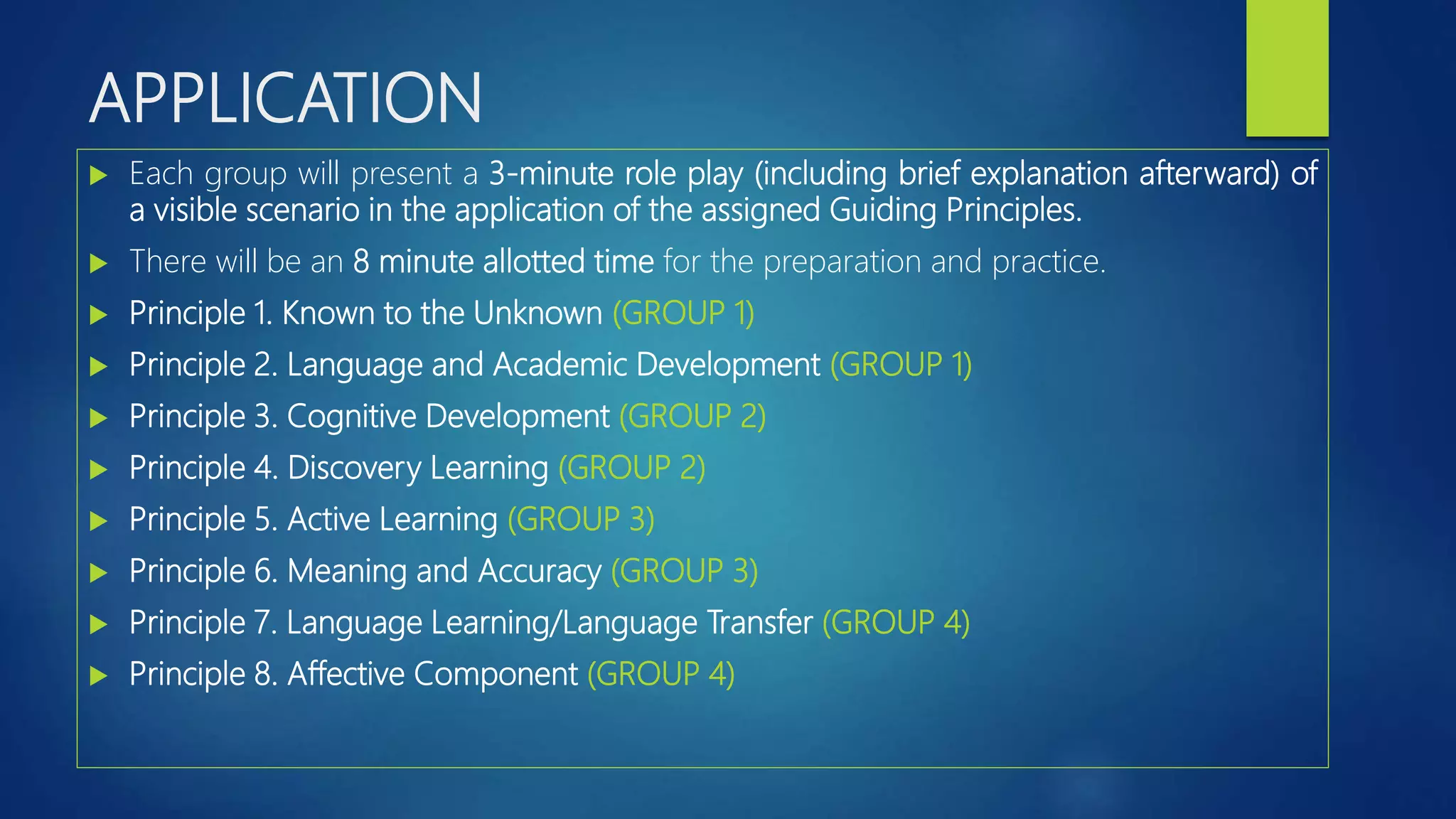 The guiding principles for teaching and learning mtb mle | PPTX