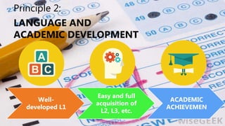 The guiding principles for teaching and learning mtb mle | PPTX