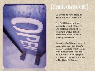 The Guild Restaurant | PPT