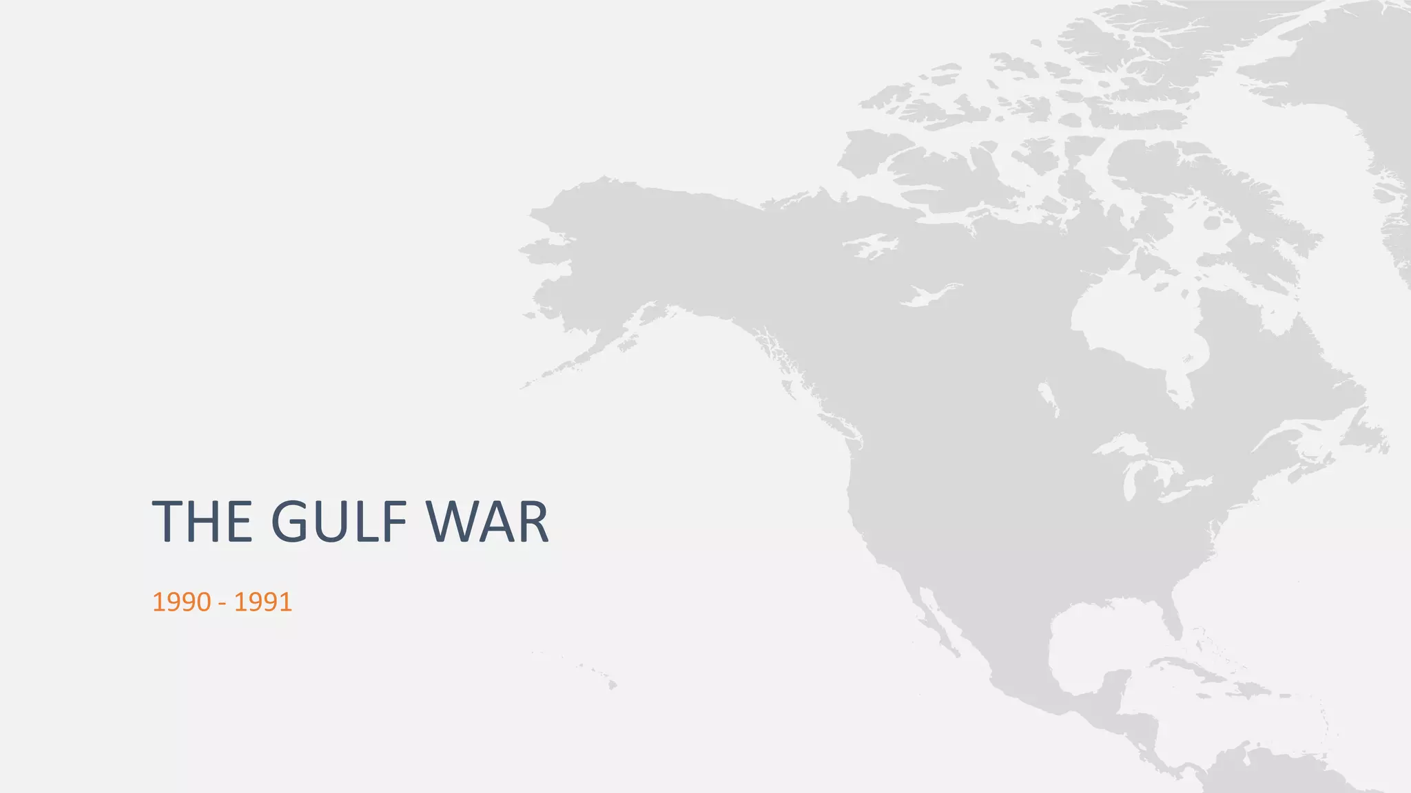 The gulf war | PPTX