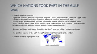 The gulf war | PPT