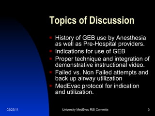 The Gum Elastic Bougie As An Alternative Ett2 | PPT