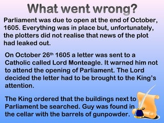 The gunpowder plot | PPT