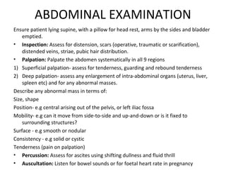 The gynaecological examination ppt | PPT