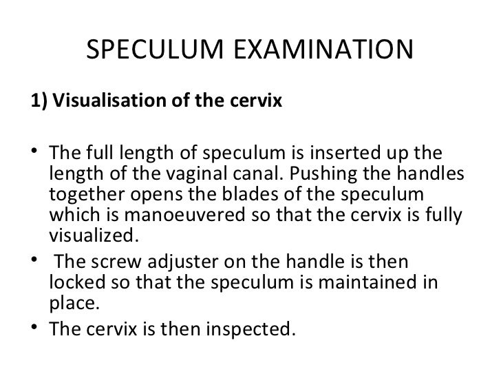 The gynaecological examination ppt