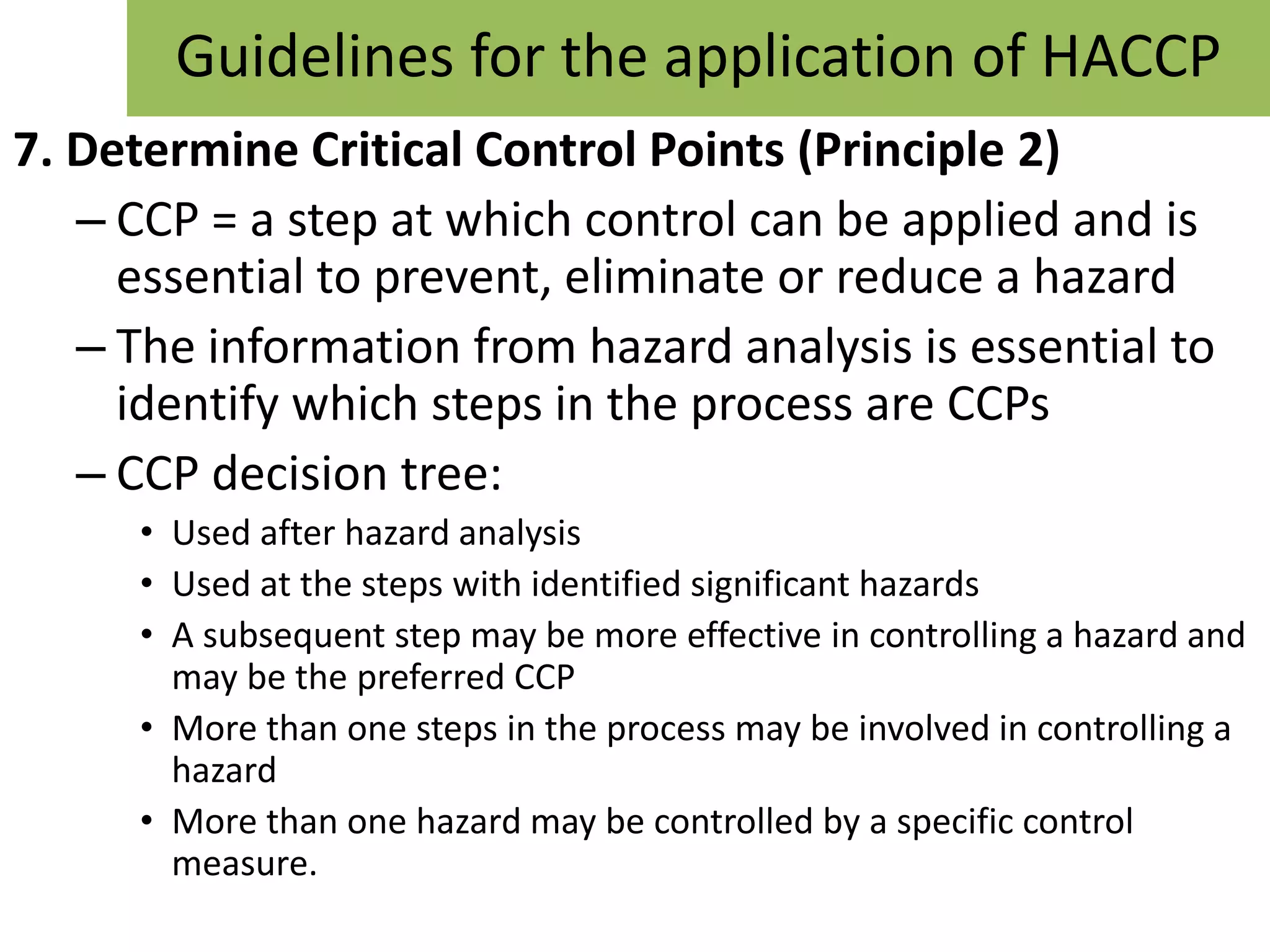 The haccp system and application | PPTX