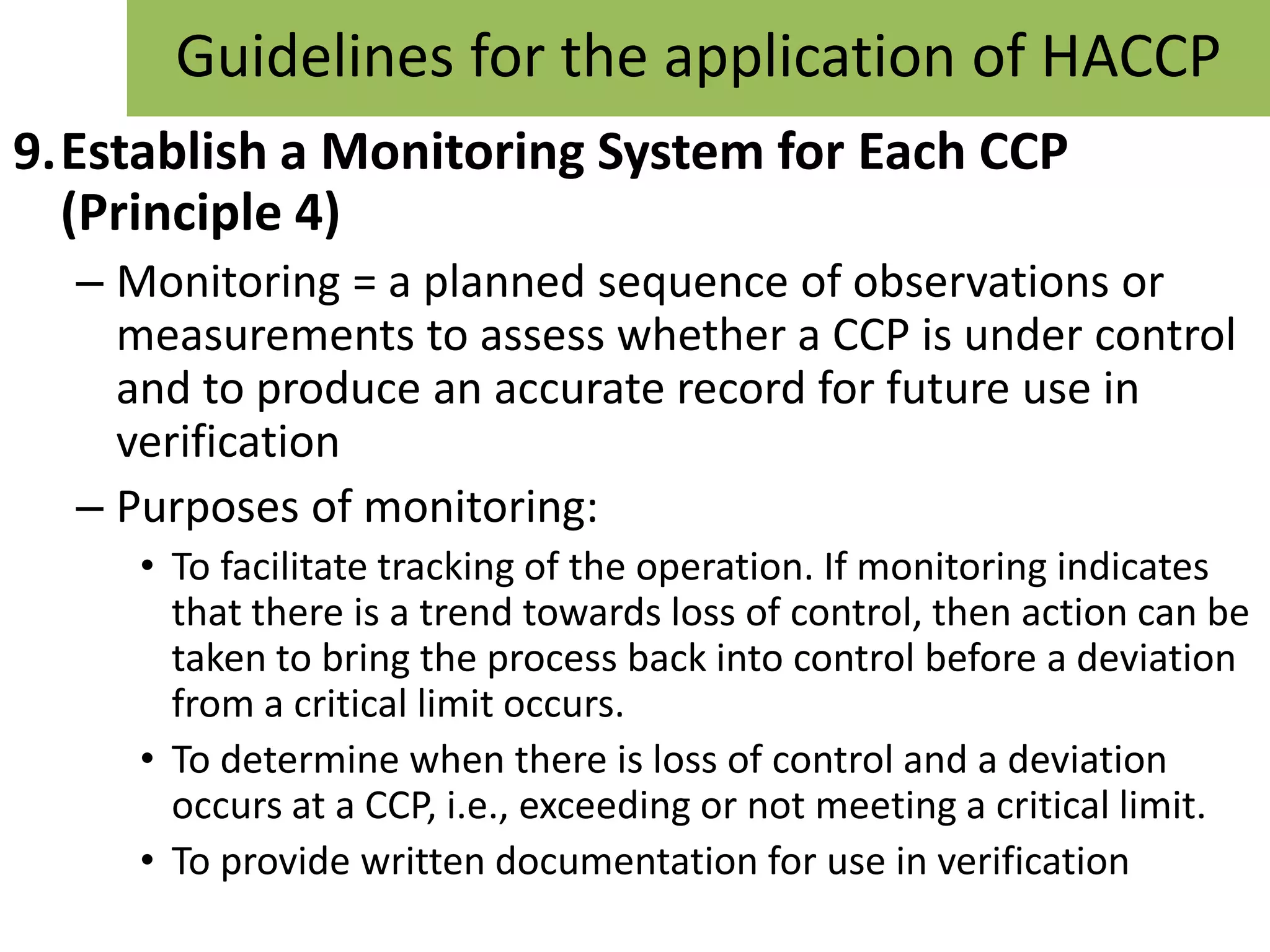 The haccp system and application | PPTX
