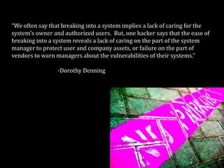 The Hacker Perspective | PPTX