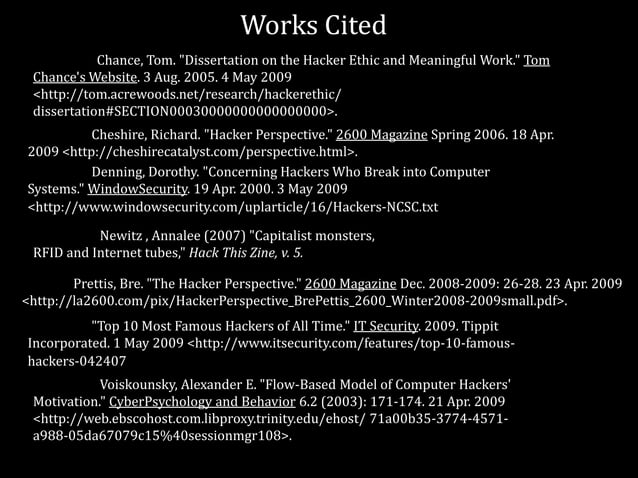 The Hacker Perspective | PPTX | Technology & Computing