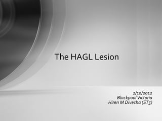 The HAGL lesion | PPT