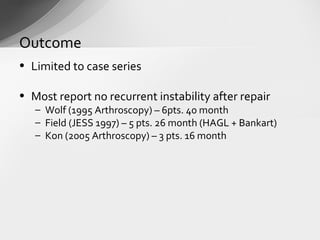 The HAGL lesion | PPT