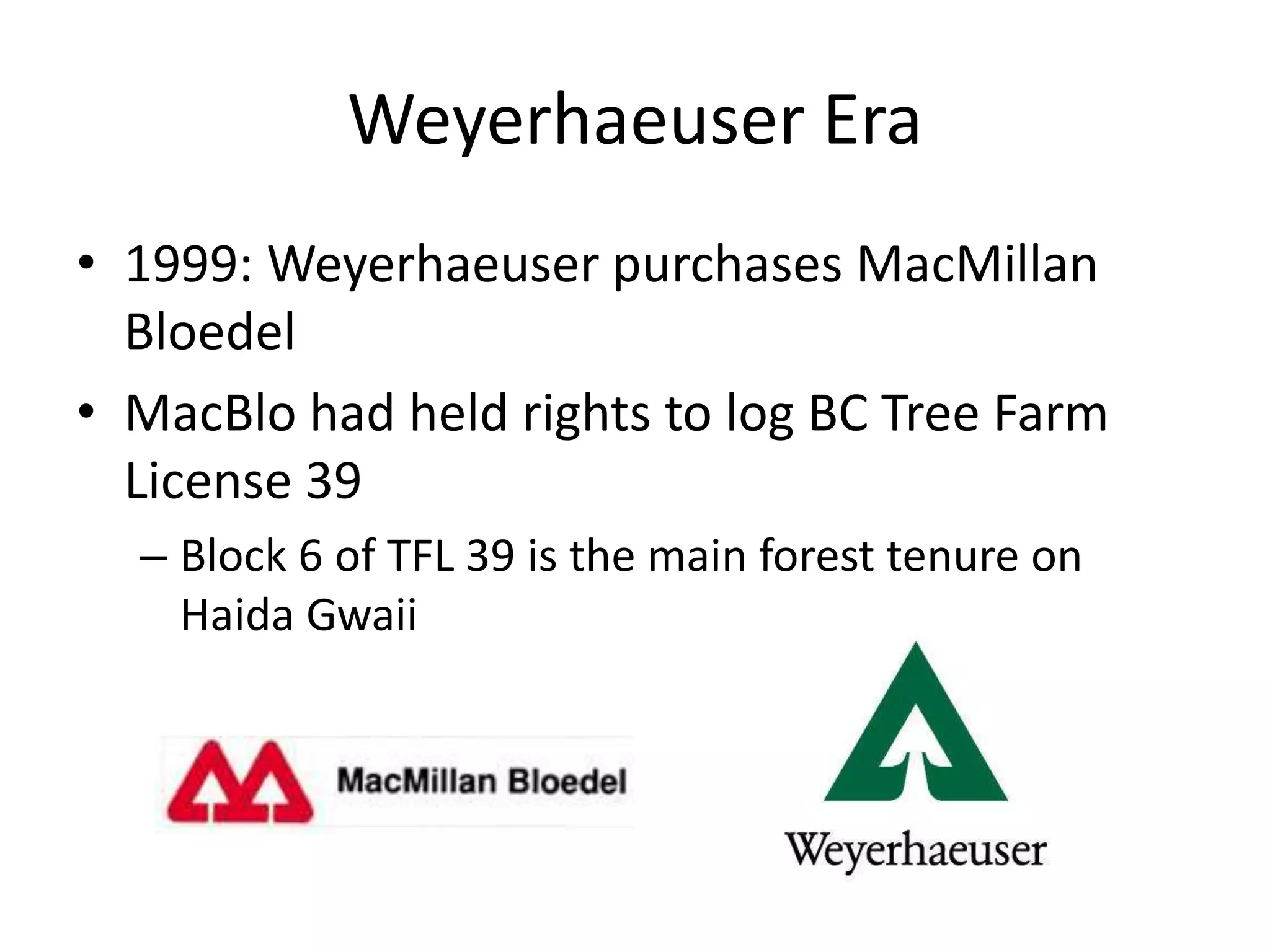 The Haida and Logging on Haida Gwaii | PPTX