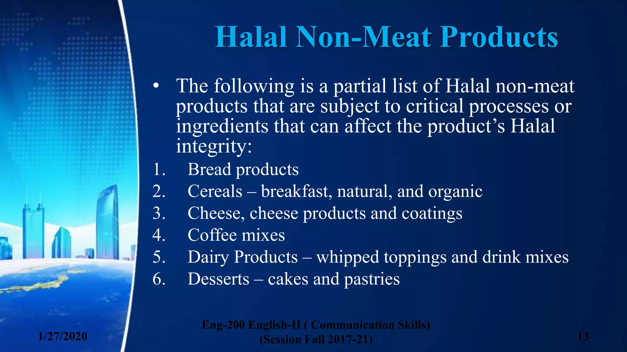 The halal food consumption in the world | PPT