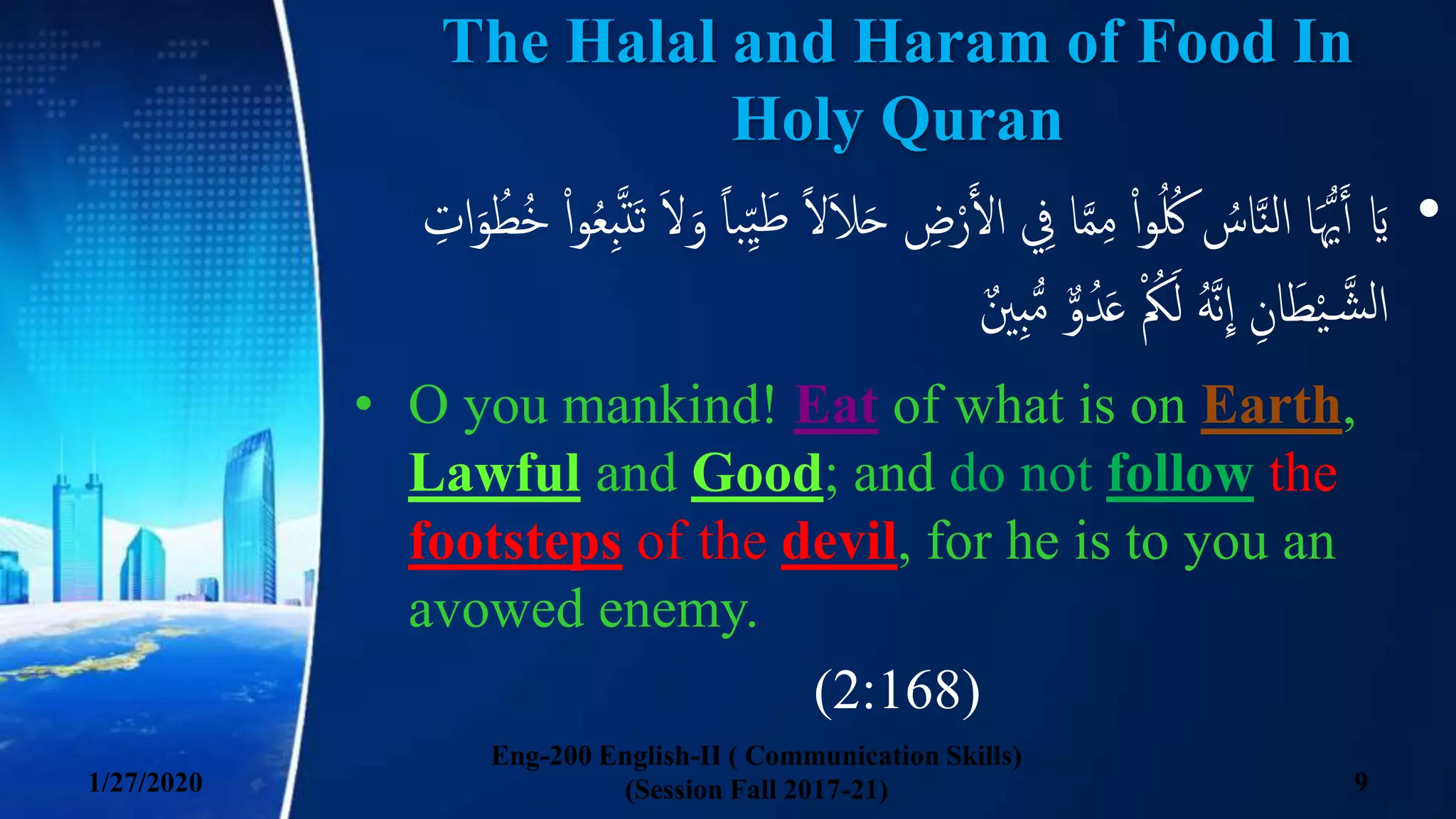 The halal food consumption in the world | PPT