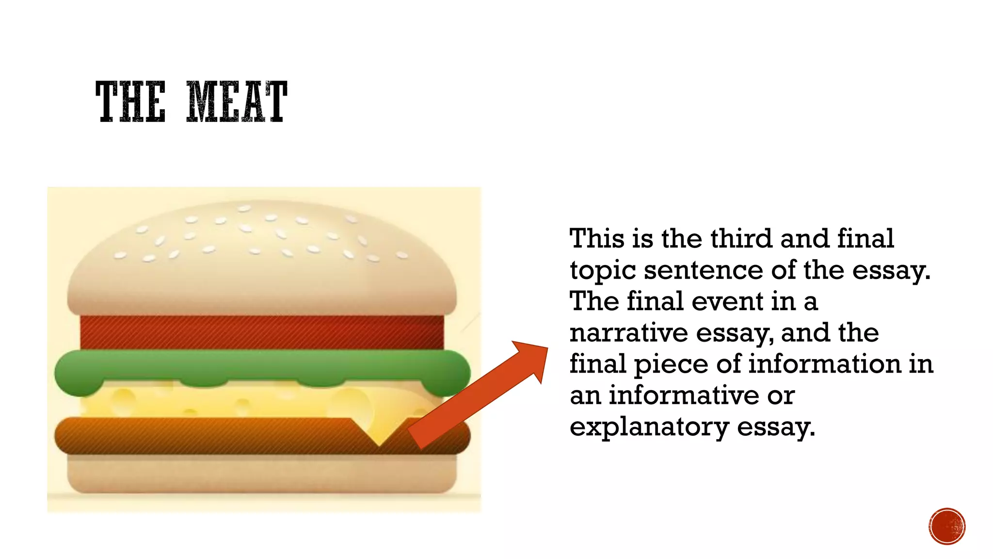 The hamburger essay outline 2 | PDF