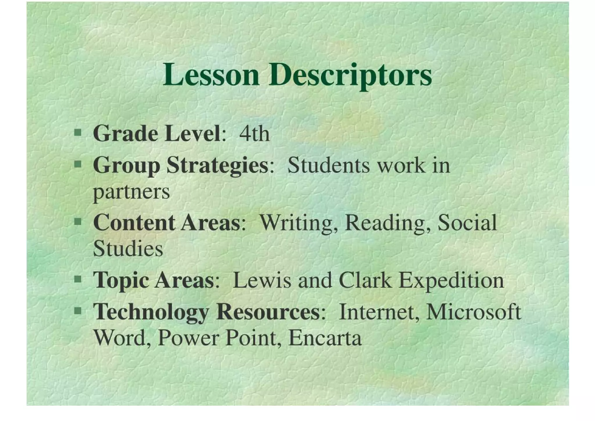 The Hamburger Model | PPT