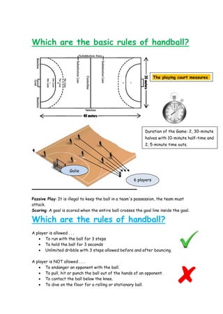 The handball | PDF | Soccer | Sports