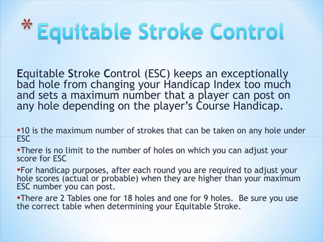 The Handicap System - Presented by Linda Salmon | PPT