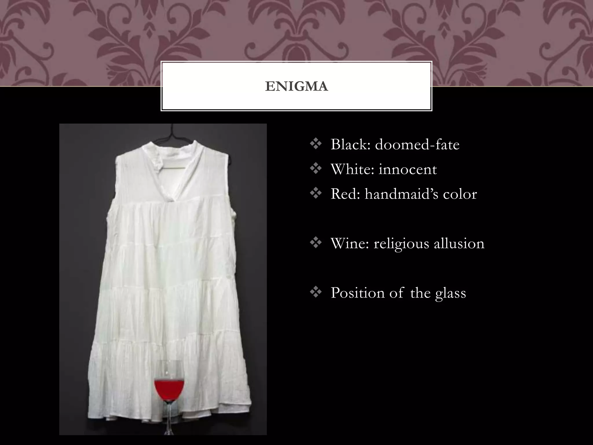 The handmaid’s tale | PPTX | Sci-fi and Fantasy | Hobbies & Interests