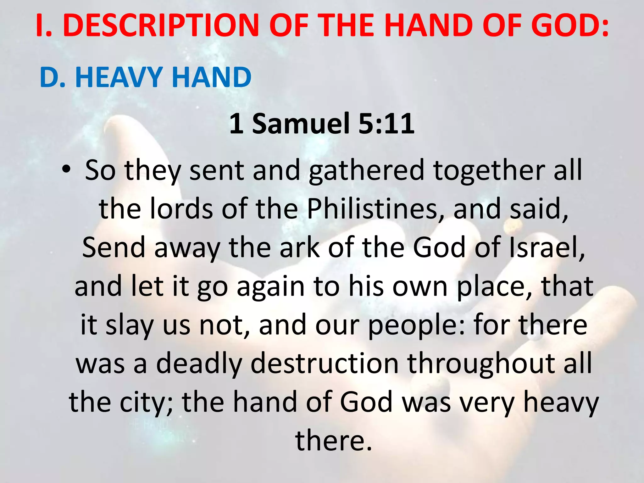 THE HAND OF GOD | PPTX
