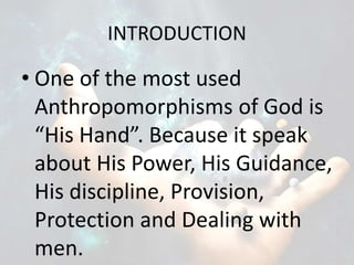 THE HAND OF GOD | PPTX