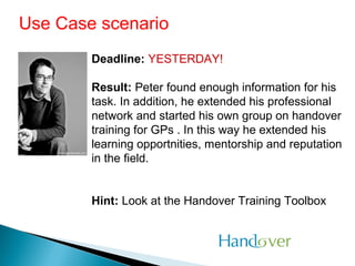 The Handover Toolbox | PPT