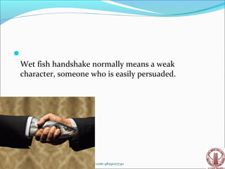 The handshake | PPT