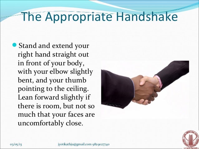 The handshake