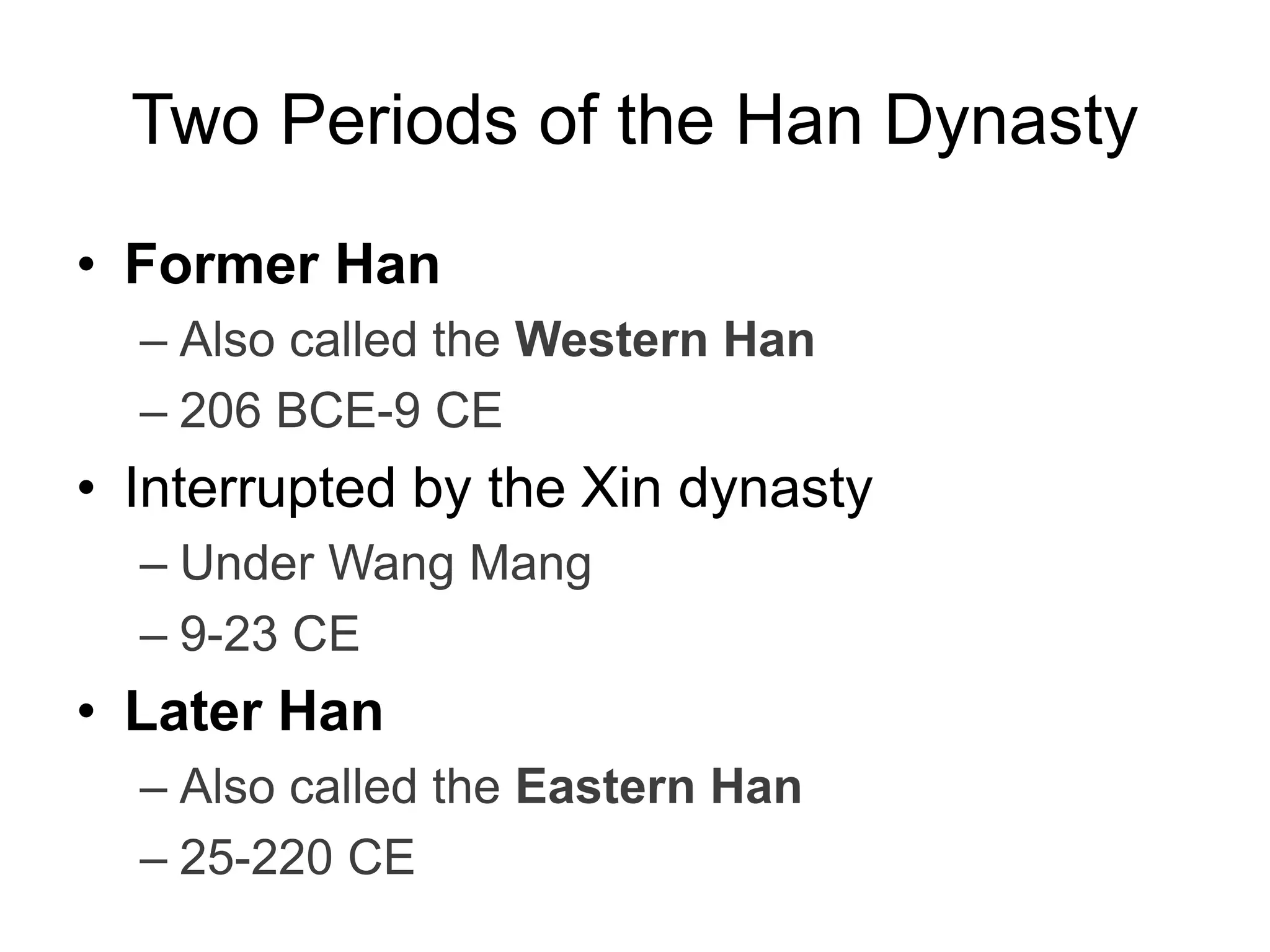 The Han Dynasty of China PowerPoint.ppt
