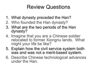 The Han Dynasty of China PowerPoint.ppt