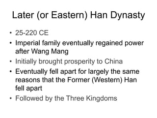 The Han Dynasty of China PowerPoint.ppt