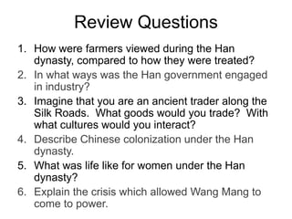 The Han Dynasty of China PowerPoint.ppt