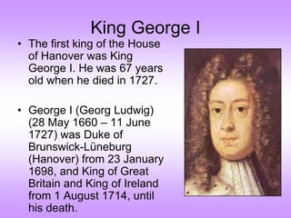 The hanoverian dynasty | PPT