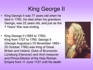 The hanoverian dynasty | PPT