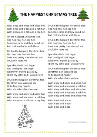 The happiest christmas tree | DOCX