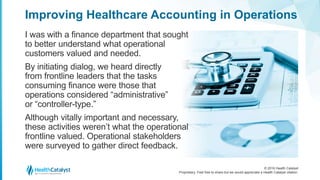 The Happy Marriage of Hospital Finance and Frontline Operations | PPTX