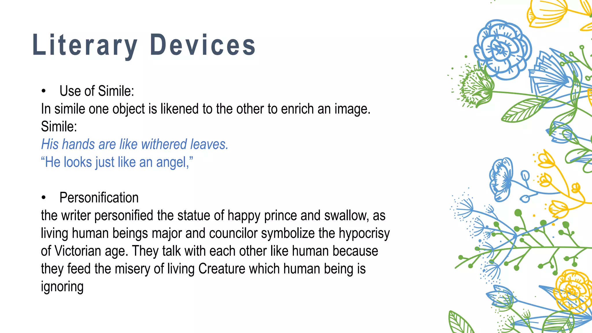 The Analysis of a Short story by Oscar Wilde: The Happy Prince | PPTX