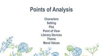 The Analysis of a Short story by Oscar Wilde: The Happy Prince | PPTX